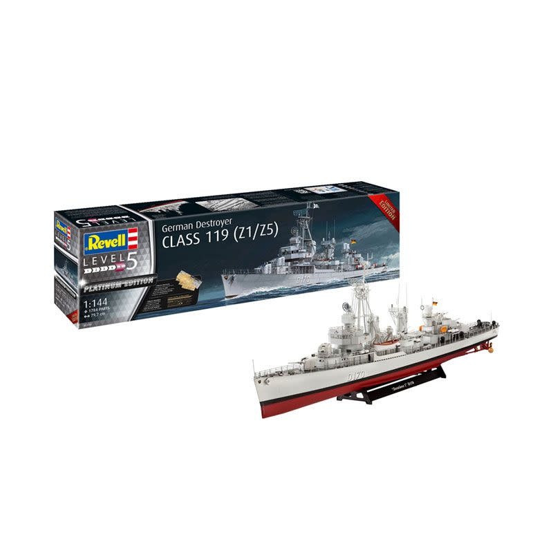 REVELL GERMAN DESTROYER CLASS 119 (Z1/Z5) - www.acercmodels.com