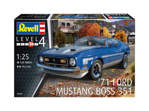 REVELL REVELL 1/25 '71 MUSTANG BOSS 351 - www.acercmodels.com