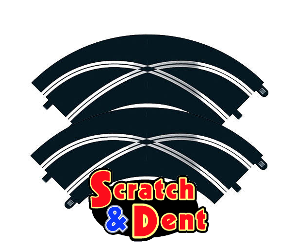 SCRATCH & DENT Scalextric track C8203 radius 2 curve crossover NEW ...