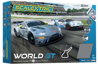 SCALEXTRIC SCALEXTRIC SET WORLD GT ASTON MARTIN VANTAGE GT3 V PORSCHE ...