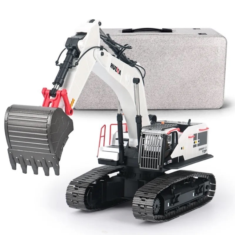HUI NA Huina 1/14 RC Excavator (White) - www.acercmodels.com