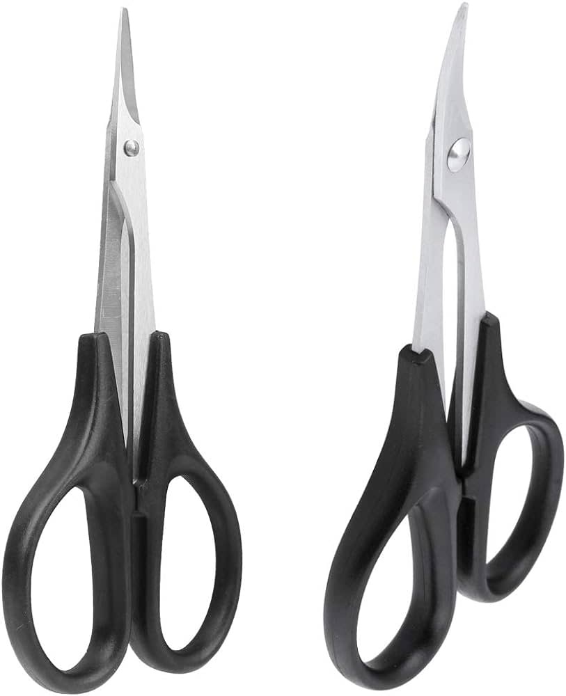 HOBBY DETAILS ACE R/C MODELS Curved & Straight ScissorS for RC Car Body ...