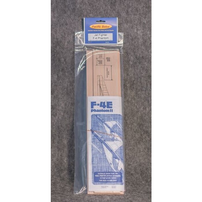 PACIFIC BALSAF-4E PHANTOM JET FIGHTER CHUCK GLIDER - www.acercmodels.com