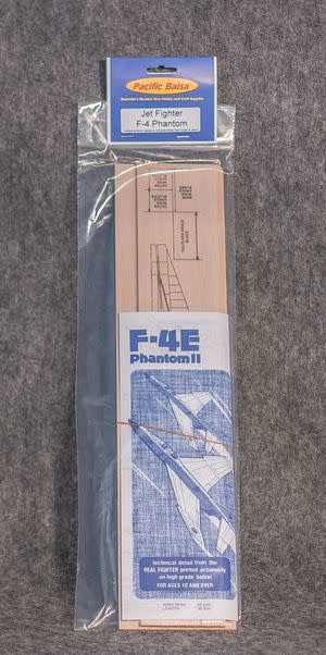 PACIFIC BALSAF-4E PHANTOM JET FIGHTER CHUCK GLIDER - www.acercmodels.com