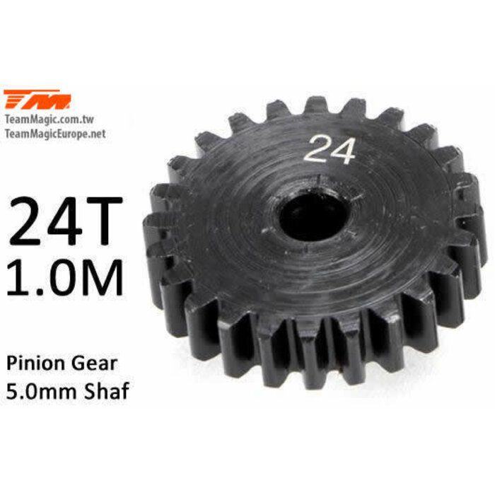 HOBBY DETAILS TEAM MAGIC 24T MOD1 PINION GEAR 5mm - www.acercmodels.com