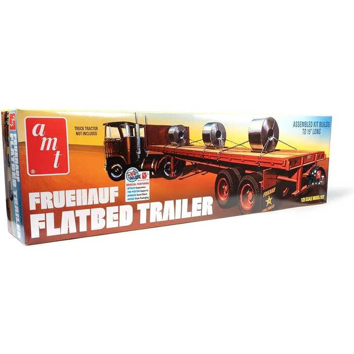 AMT 1:25 Extendable HD Flat Bed Trailer KIT - www.acercmodels.com