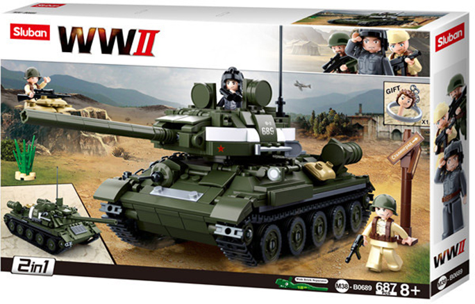 SLUBAN Sluban Allied Tank Hunter - www.acercmodels.com