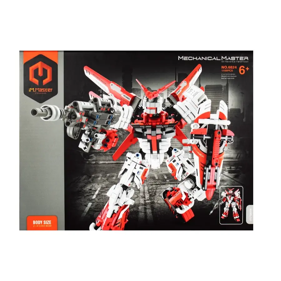 IM Master Mecha Building Block Set Red 1100pcs - www.acercmodels.com