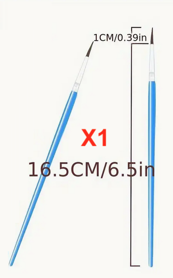 ACE BUDGET BLUE POINT TIP BRUSH NYLON ( ORANGE BRISTLES ) - www ...