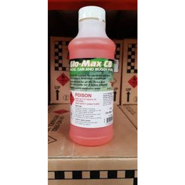 GLO-MAX GLO-MAX CB FUEL 16% NITRO 1 LT BLENDED SYNTHETIC & CASTOR OILS ...