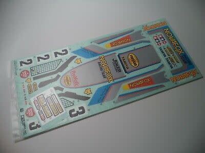 TAMIYA Tamiya Nova Fox Model 58577 Decal Sticker Sheet from The Re Re ...