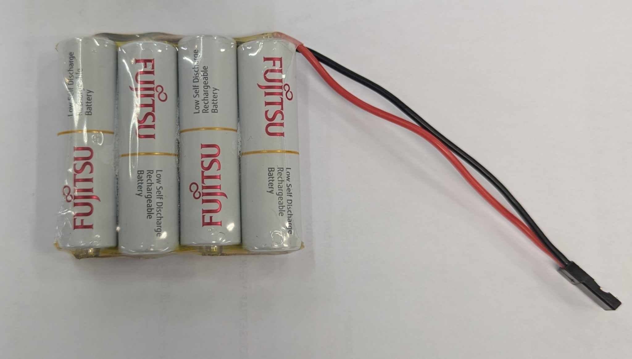 PANASONIC ENELOOP / FUJITSU WHITE 4.8V 1900MAH NIMH AA BATTERY PACK ...