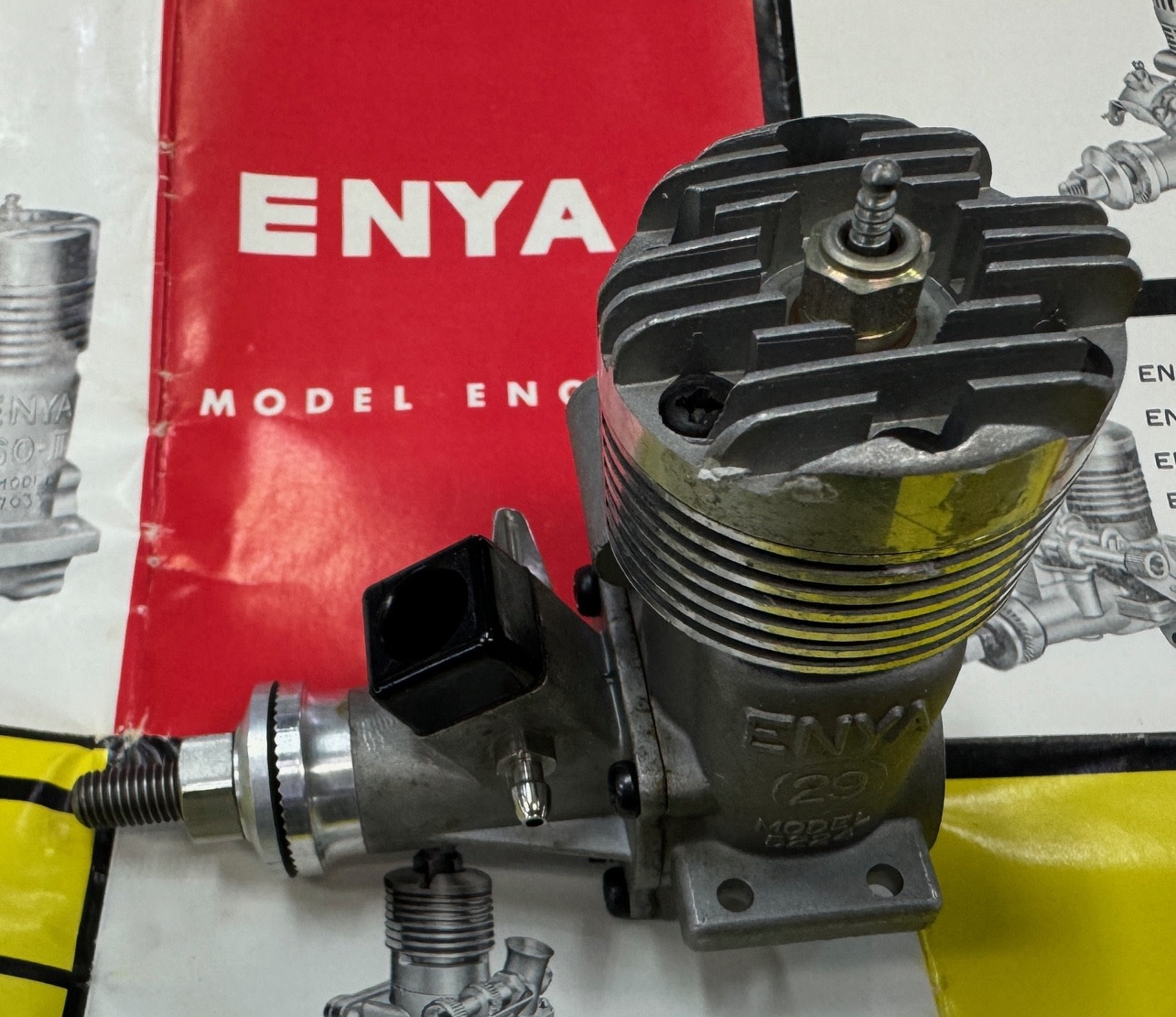 ENYA .29 MK-IV WITH SPARE HEAD & VENTURIE NIB - www.acercmodels.com