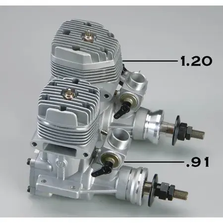 OS 120AX ENGINE WITH MUFFLER - www.acercmodels.com