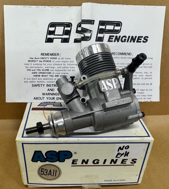 ASP ASP 53 BB ABC ENGINES VINTAGE COMPLETE WITH MUFFLER - www ...
