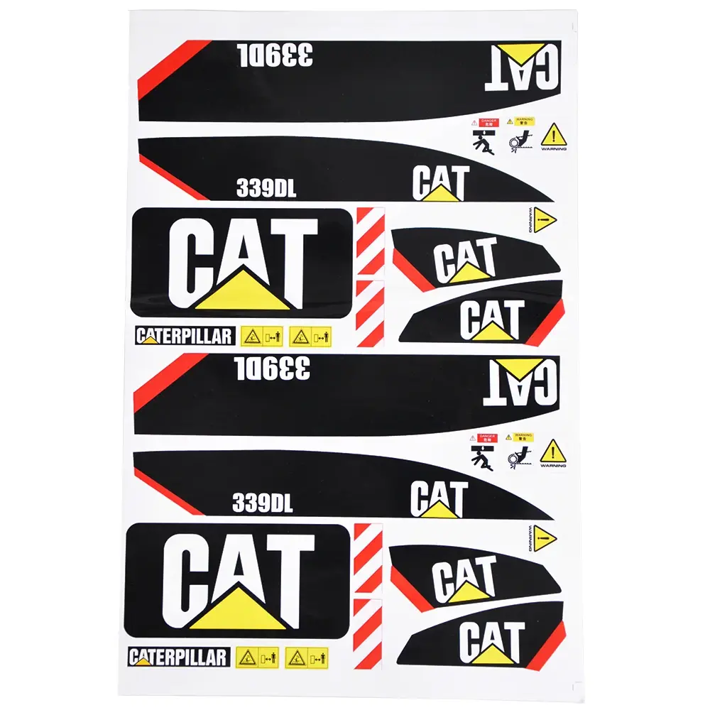 ACE RADIO CONTROLLED MODELS ACE 1/12 CAT 339DL DECALS - www.acercmodels.com