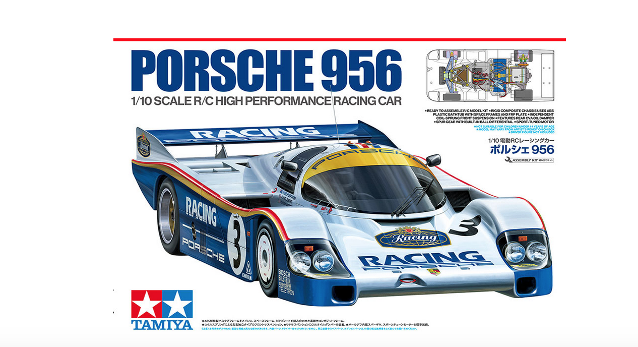 PRE ORDER DEC 2024 *** PRICE TBA Tamiya 1/10 47508 1/10 RC Porsche 956 ...