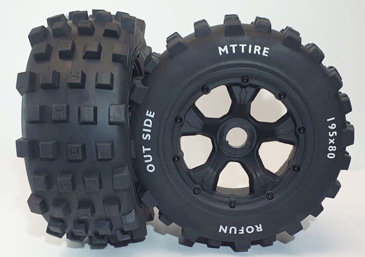 ROVAN ROVAN BAJA 5SC REAR TYRE & RIM SET 195 X 80 - www.acercmodels.com