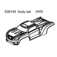 FS RACING FS Racing 536149 Sniper Body RED Complete - www.acercmodels.com