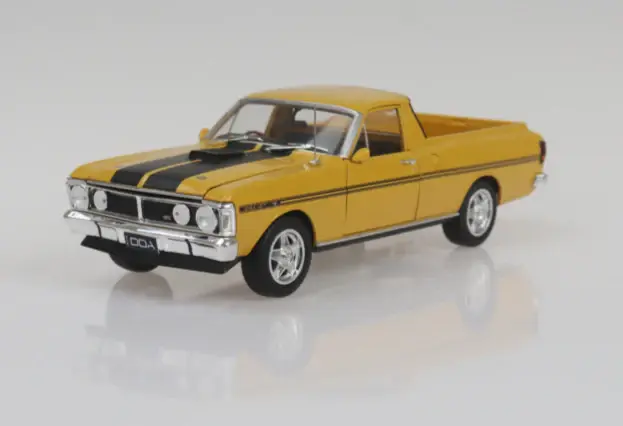 DDA COLLECTABLES DDA 1/24 YELLOW ORCHE 1971 XY GTHO FORD FALCON UTE T ...