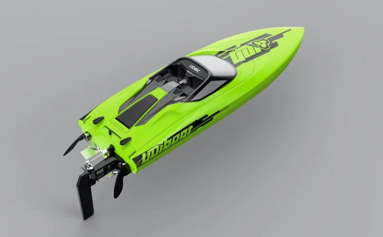 UDI R/C UDIRC Brushless Motor RC Boats, UDI021 GREEN WITH NAV LIGHTS ...