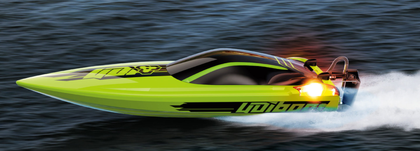 UDI 2.4G Brushless RC High Speed Boat (11.1v 22") Self righting 40klm ...