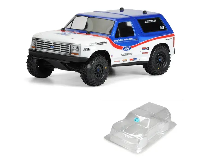 PROLINE Proline 1981 Ford Bronco Clear Body, PRO-2 SCT, Slash, PR3423 ...