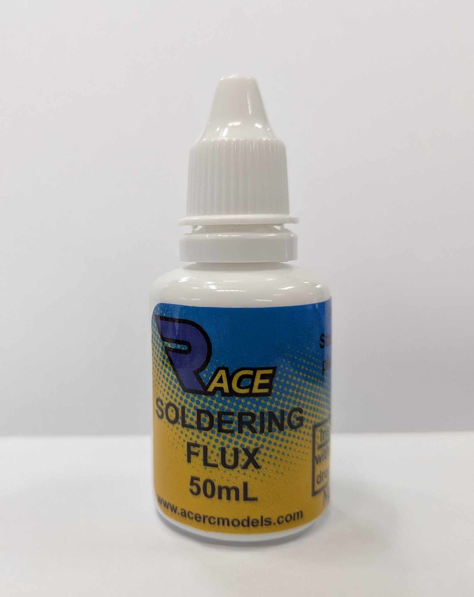 ACE RADIO CONTROLLED MODELS RACE SOLDERING FLUX NON TOXIC/CORROSIVE ...