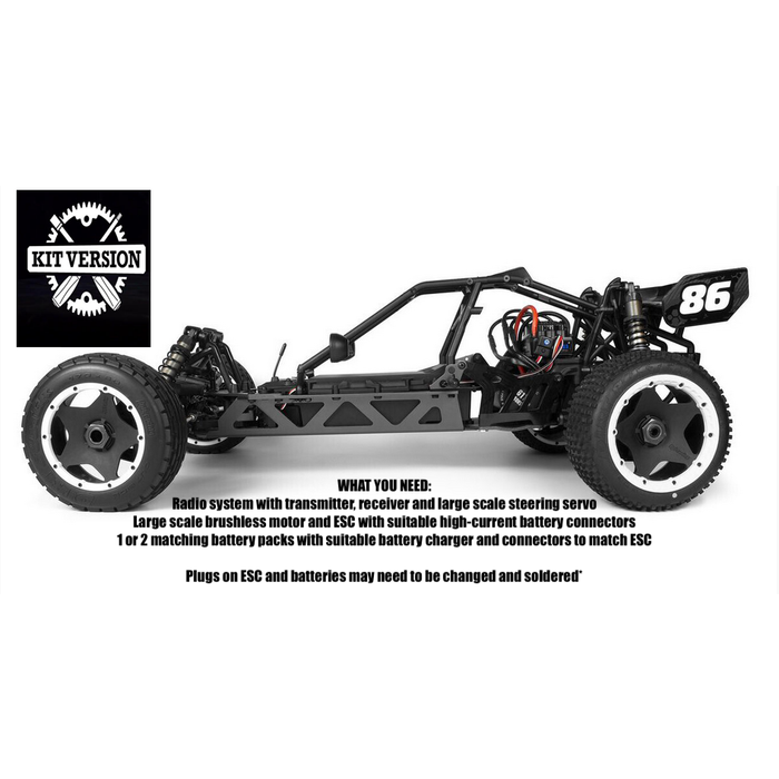 HPI 5B SS FLUX BAJA SBK 1/5 SCALE BUGGY KIT ( REQUIRES ENGINE ESC ...