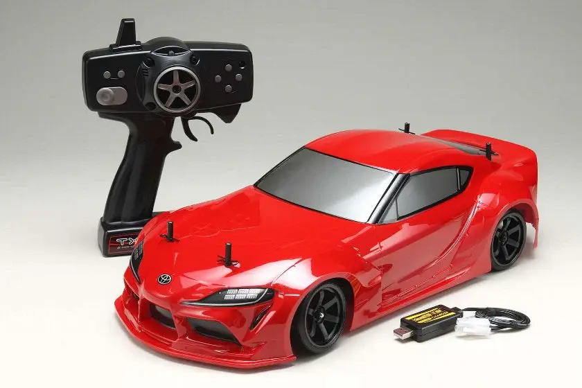 YOKOMO 1/10 Drift Package 2WD GR Supra Body (Red) RTR Full Set - www.acercmodels.com