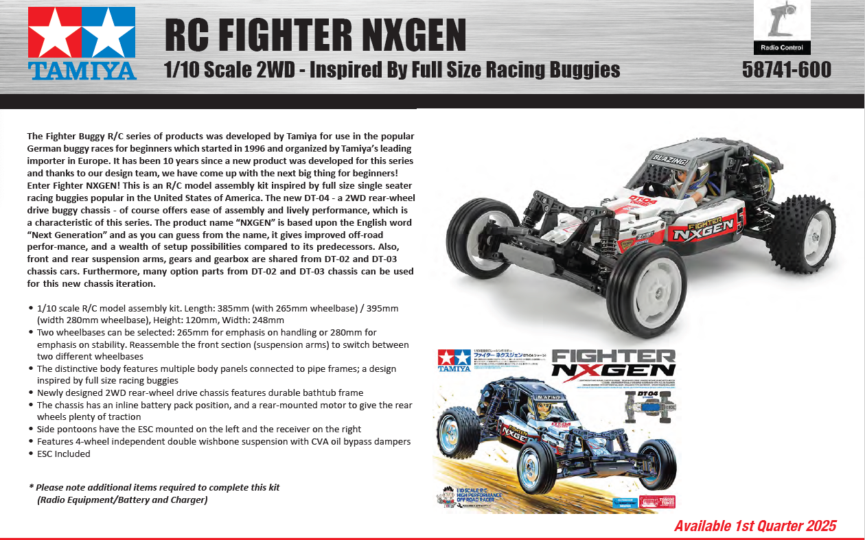 RC FIGHTER NXGEN - Inspired By Full Size Racing Bugg 1/10 Scale 2WD KIT ...