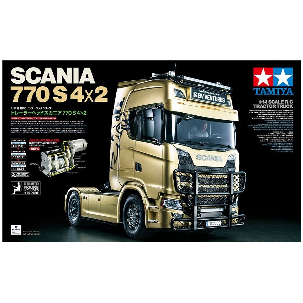 ** PRE ORDER 2ND QTR 2025 *** TAMIYA SCANIA 770 S 4X2 1/14 R/C TRUCK ...