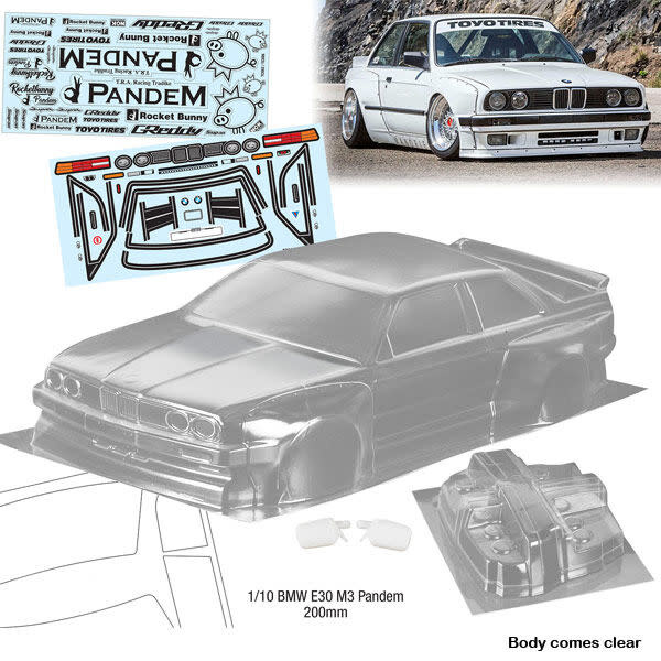 BODYWORX BMW E30 M3 PANDEM 1/10TH 200mm - www.acercmodels.com