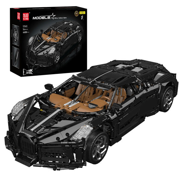 Mould King 13163 Voiture Noire MK Controlled Hyper Car 4688pce - www ...