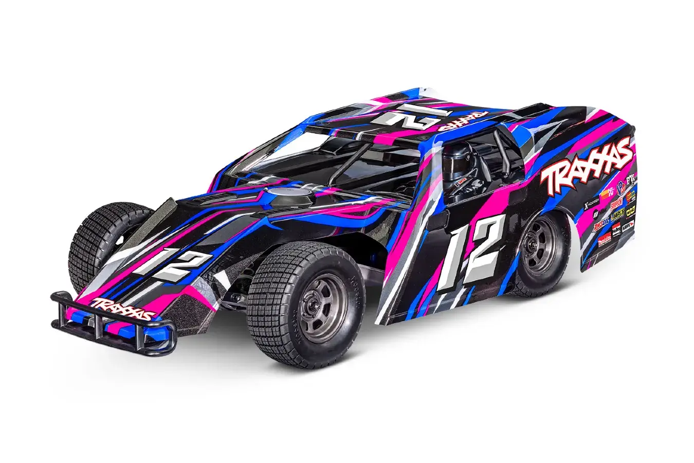 TRAXXAS SLASH MODIFIED DIRT OVAL RACER (BL-2S) - PINK - www.acercmodels.com
