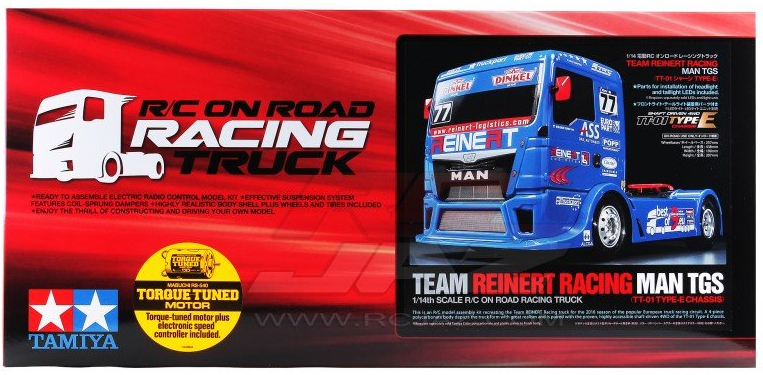 TAMIYA MAN REINERT RACING Tamiya Truck (TT-01 Type-E) ESC INCLUDED ...