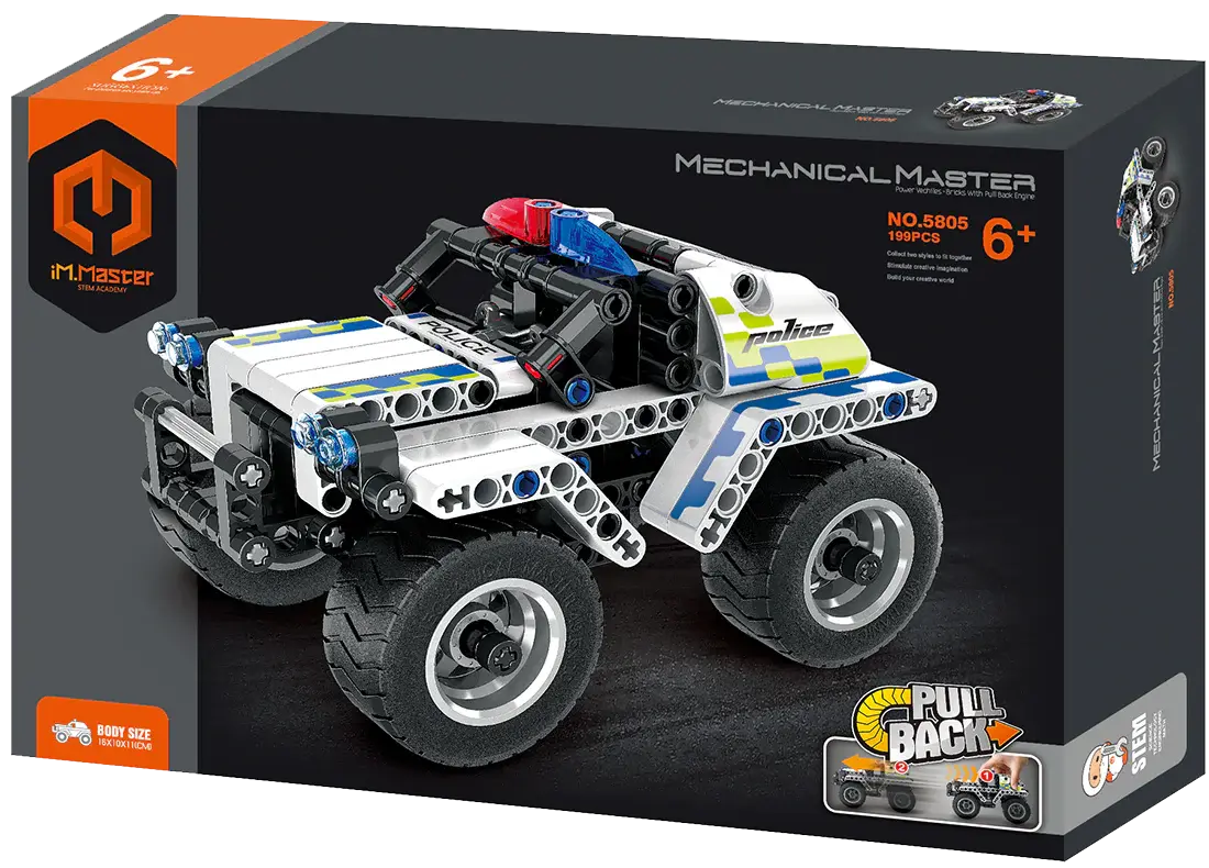 IM MASTER IM MASTER PULL BACK POLICE CAR - www.acercmodels.com