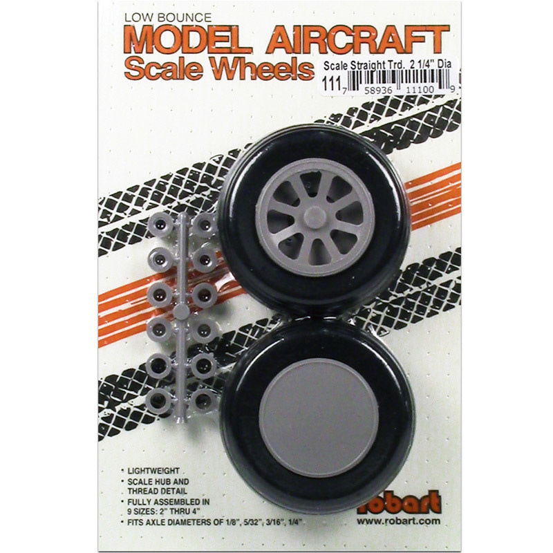 ROBART ROBART 111 SCALE WHEELS 2.25 S TREAD - www.acercmodels.com