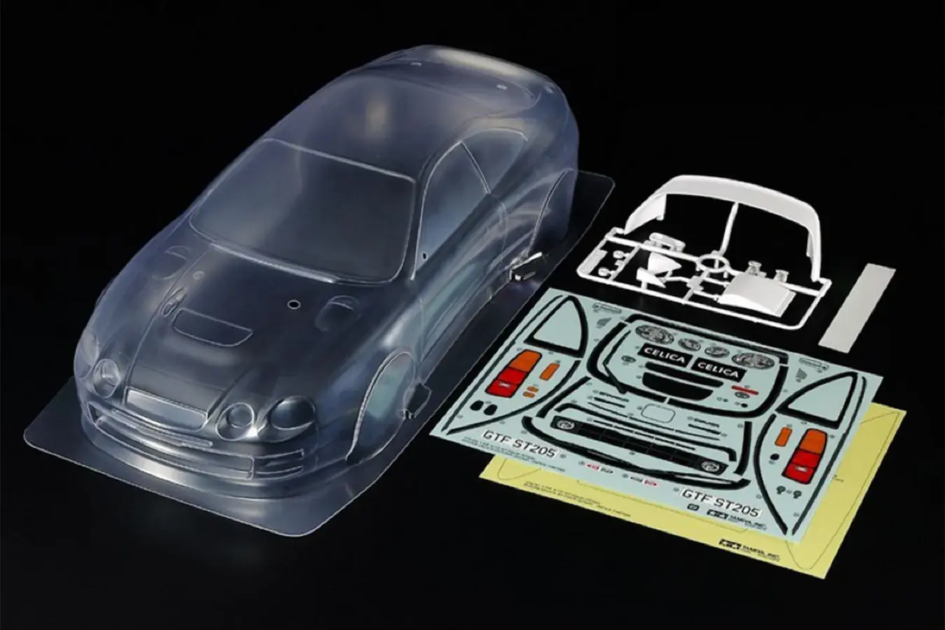 TAMIYA Tamiya 1/10 Toyota Celica Unpainted Body Shell - Clear - www ...