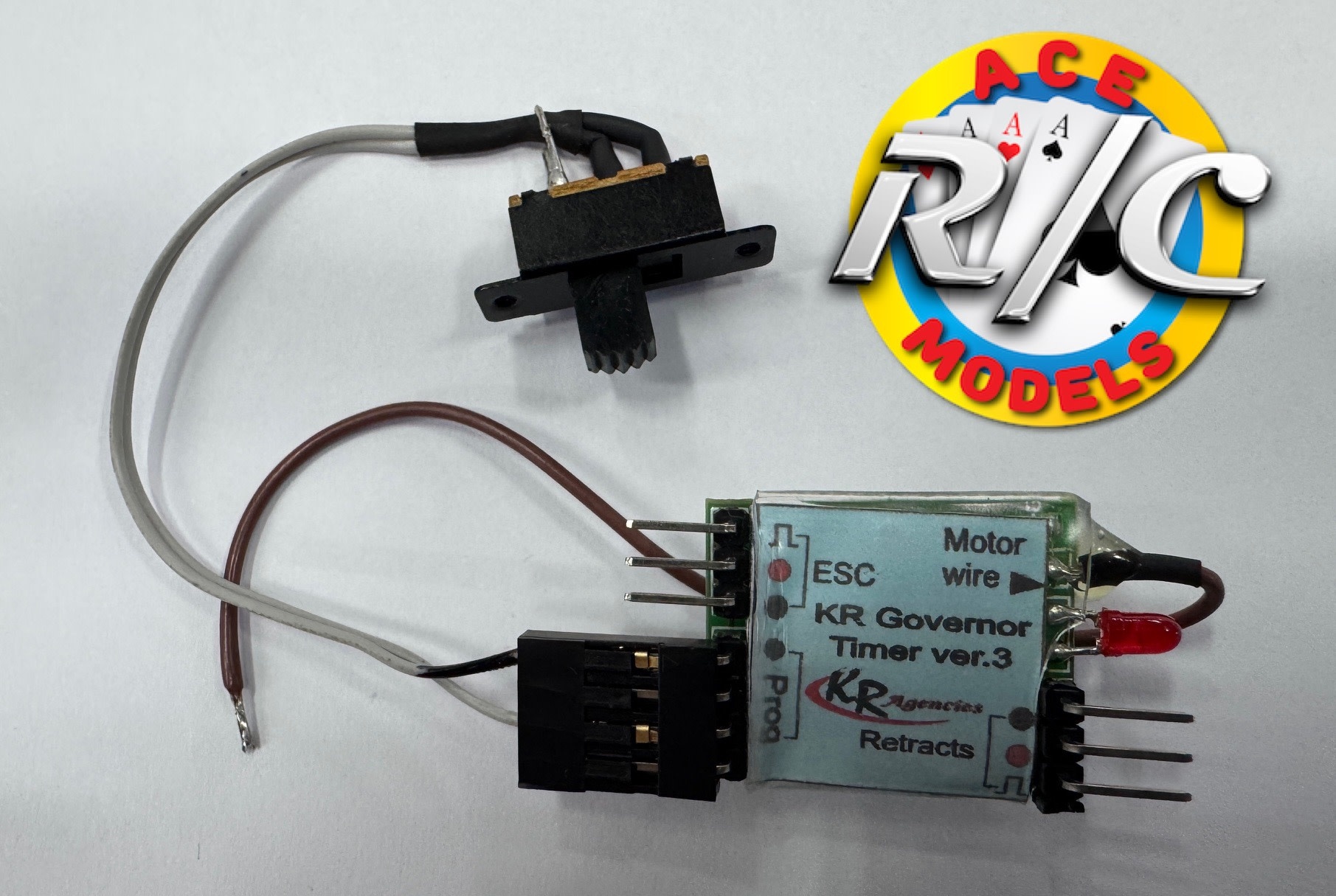 KR C/L TIMERS KR CONTROL LINE ESC TIMER / GOVERNOR COMBO RETRACT WITH ...