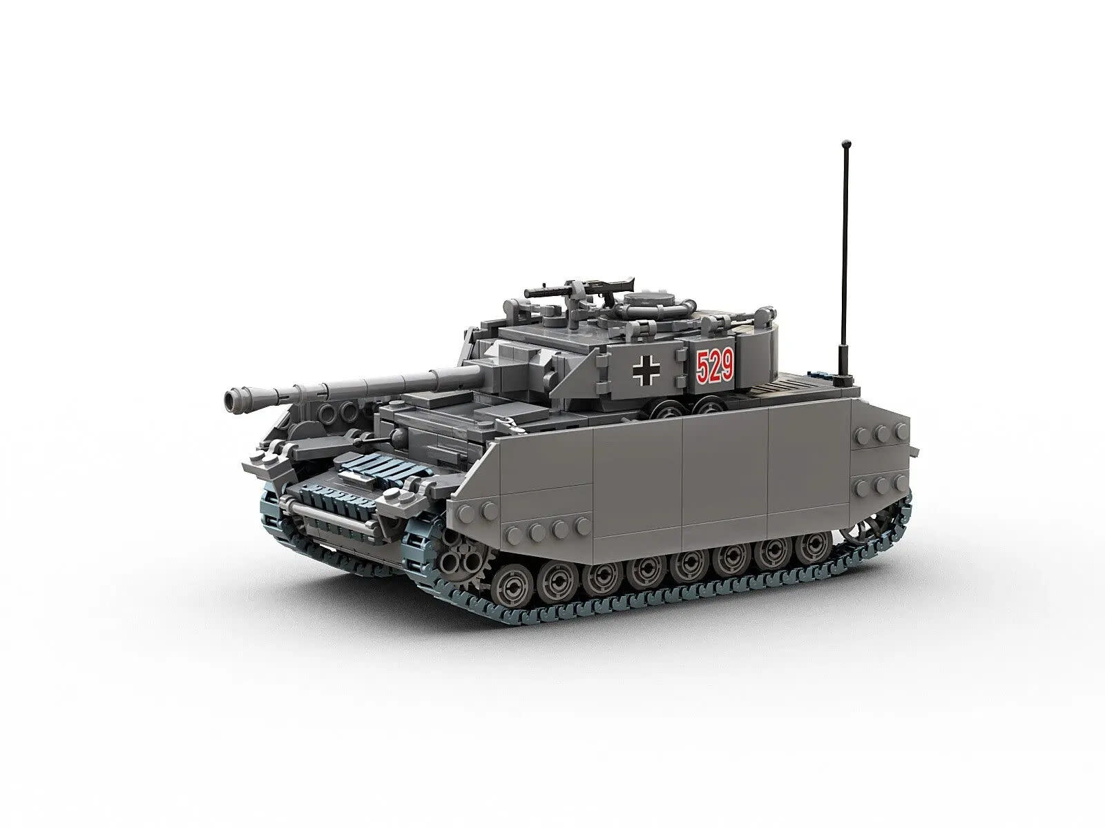 Build Army Panzer IV 1/33 BUILDING BLOCK KIT - www.acercmodels.com