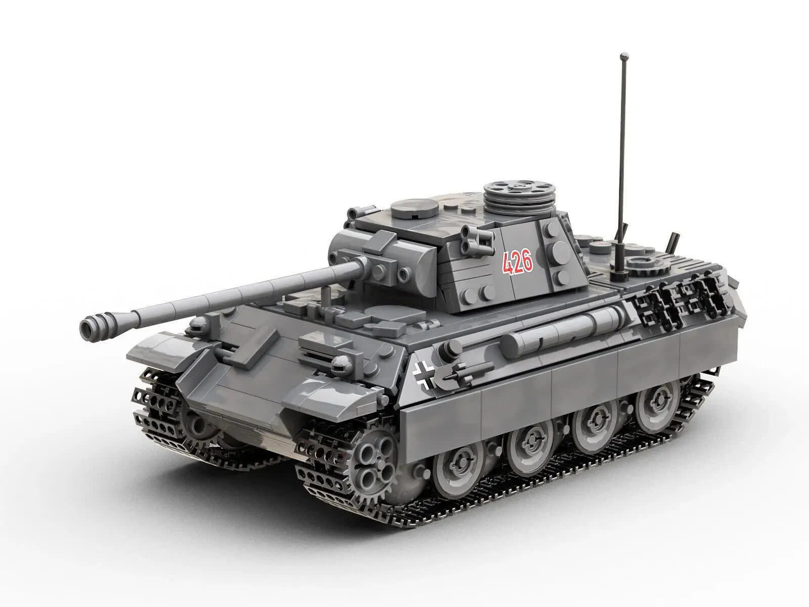 Build Army PANTHER AUSF D 1/33 BUILDING BLOCK KIT - www.acercmodels.com