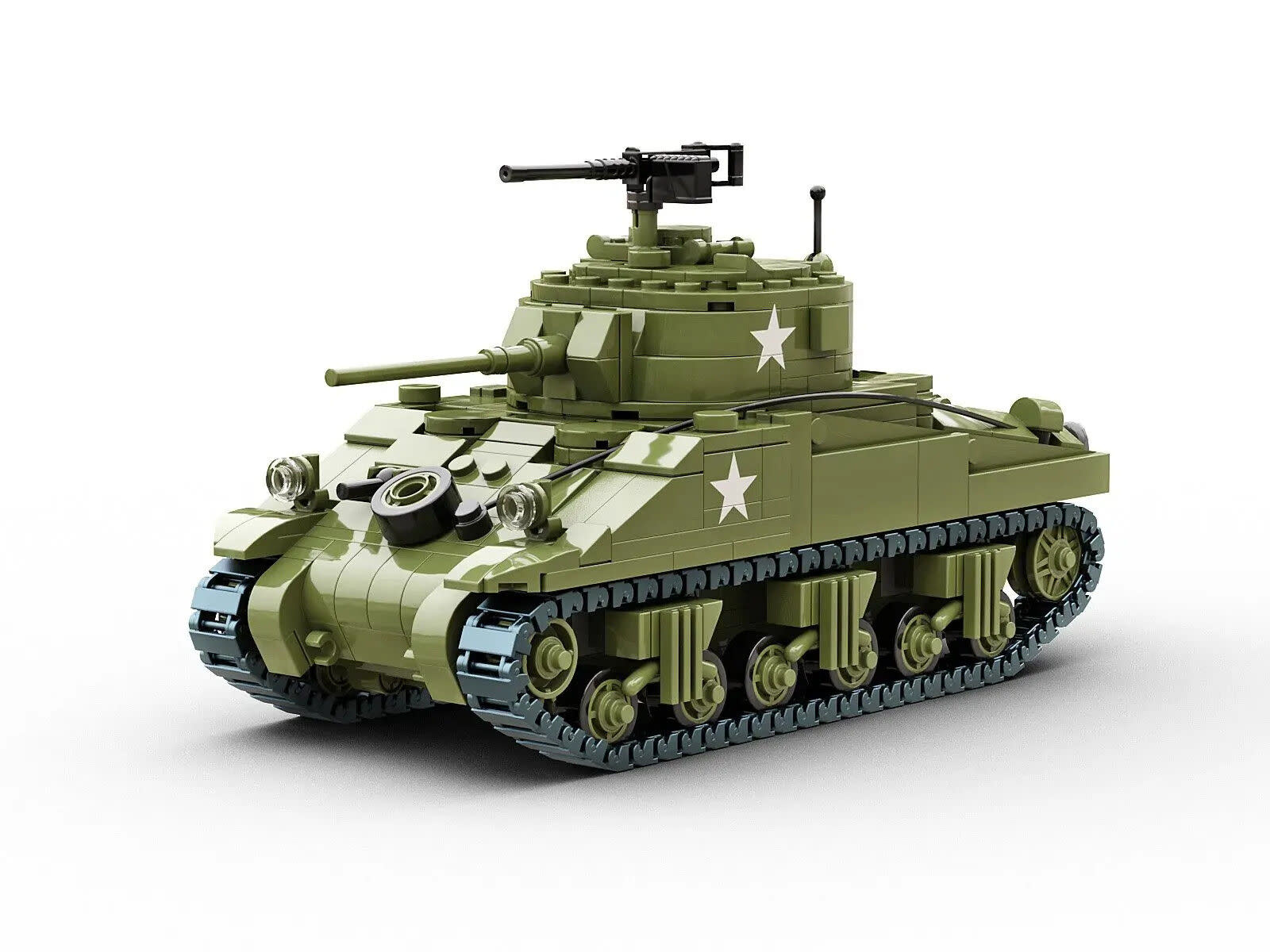 Build Army M4 Sherman 1/33 BUILDING BLOCK KIT - www.acercmodels.com