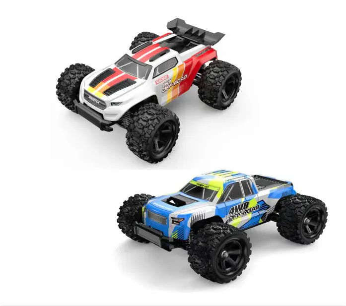 MJX 1/18 HyperGo 2.4G 4WD Brushed RC Truck with 2 Bodies - www ...