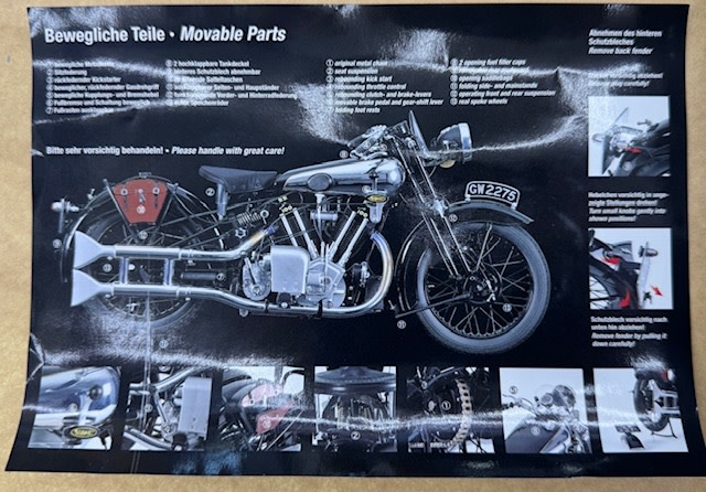 Minichamps 062135500 1/6 Brough Superior SS100 T.E. Lawrence Black ...