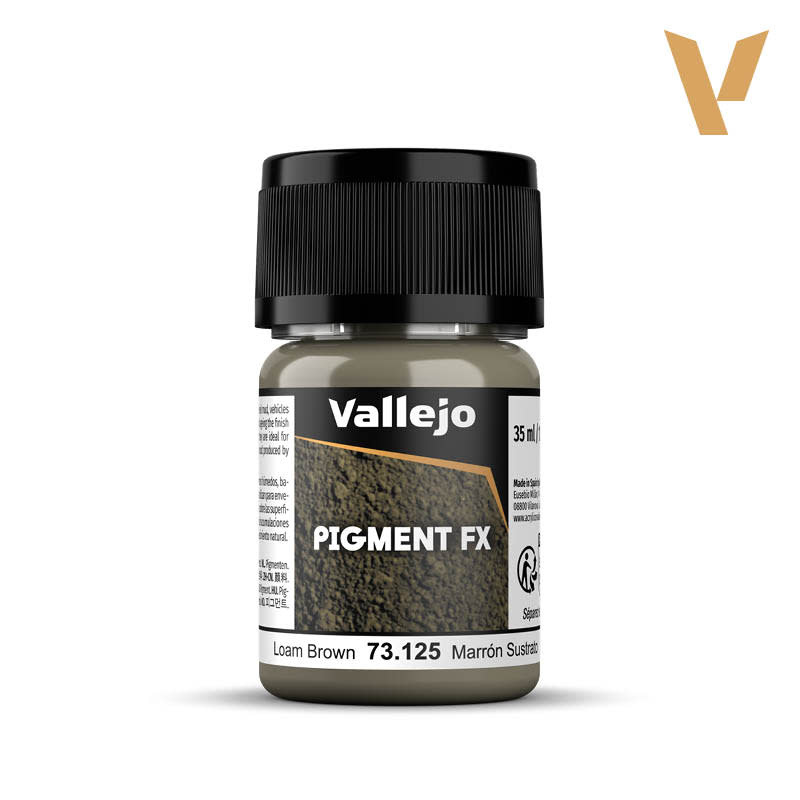 Vallejo Pigments Loam Brown 35ml - www.acercmodels.com