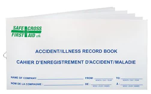 Accident Record Book - 50 Entries - Southwest Safety & Supply