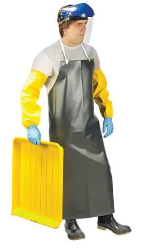 HD Poly/Nitrile Apron - 48"x35", CFIA Approved - Southwest Safety & Supply