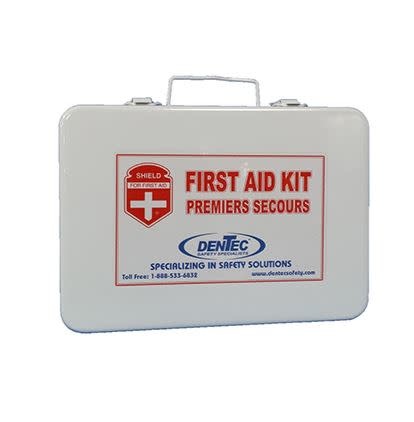 Dentec 2-25 Intermediate CSA Type 3 First Aid Kit, Metal Case ...