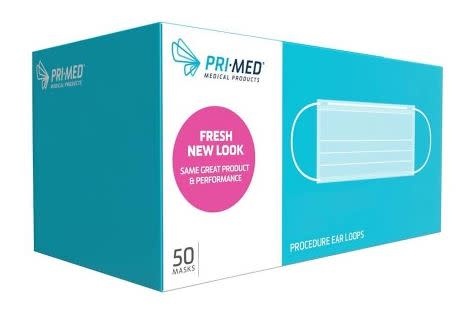 PrimaGuard Disposable Level 1 Mask w/Earloops, 50/Bx - Southwest Safety ...